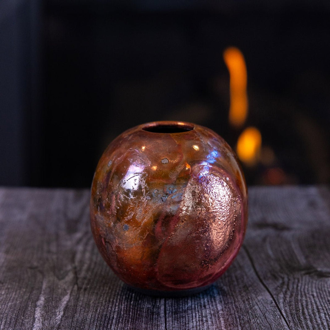Raku Fired Pottery - Dan Pearce Ceramics
